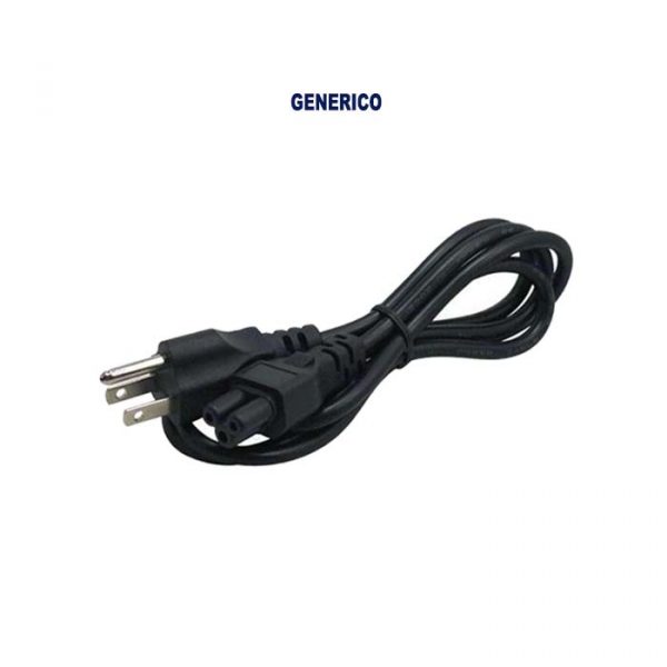 GENERICO CABLE PODER TIPO TREBOL P/LAPTOP – 1.5MT – Infofar System