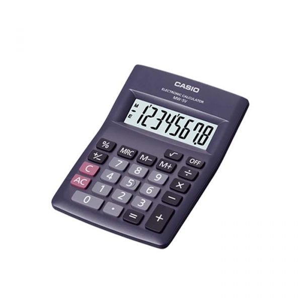 CASIO CALCULADORA DE ESCRITORIO MW-5V - 8 DIGITOS - Infofar System