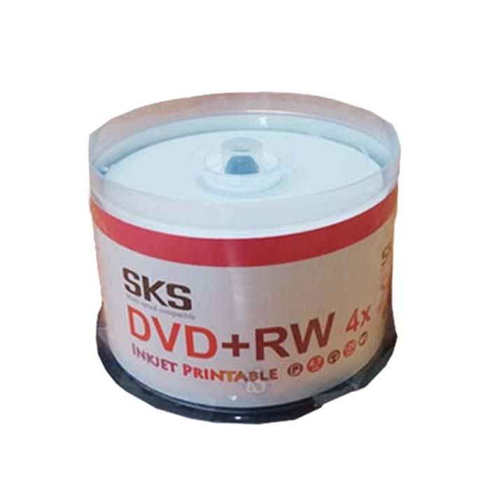 SKS DVD+RW REGRABABLE - CONO X 50 UNID. - 4.7GB - 4X - Infofar System