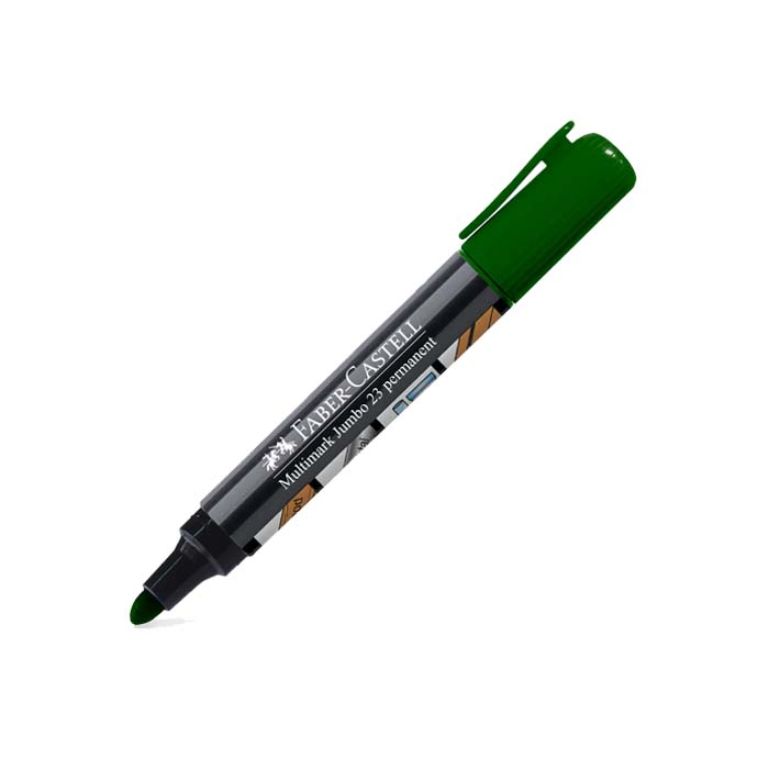 FABER PLUMON INDELEBLE GRUESO JUMBO 23 - VERDE - Infofar System