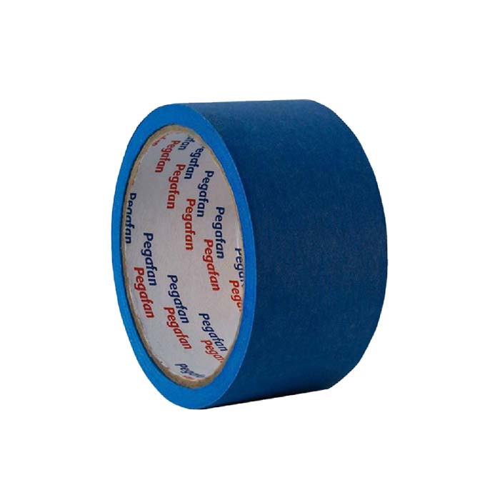 PEGAFAN CINTA MASKING TAPE DE COLOR 2" X 20 YDS - AZUL - Infofar System