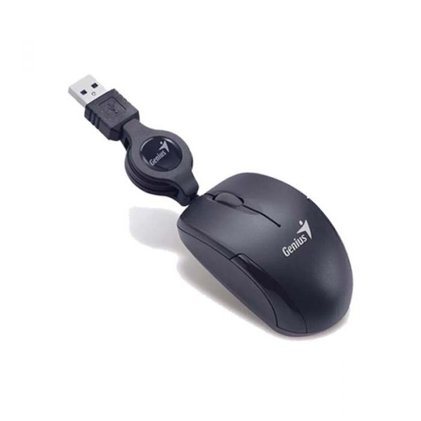 GENIUS MOUSE RETRACTIL MICRO TRAVELER V2 - USB - NEGRO - Infofar System