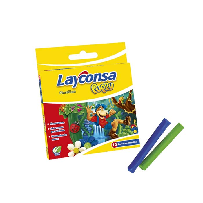 LAYCONSA PLASTILINA DELGADA PUPPY – CAJA X 10 UNID. – Infofar System