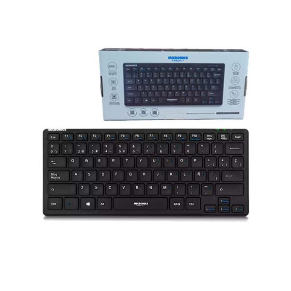MICRONICS TECLADO PEQUEÑO MICRONICS PASCAL K500 - USB - Infofar System