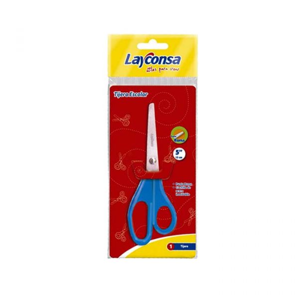 LAYCONSA TIJERA ESCOLAR 5″ COLORES SURTIDOS – Infofar System